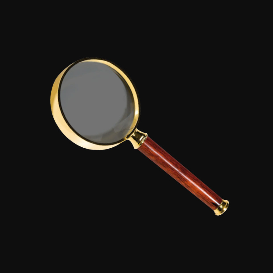 Lupă clasică mahon - Tavex